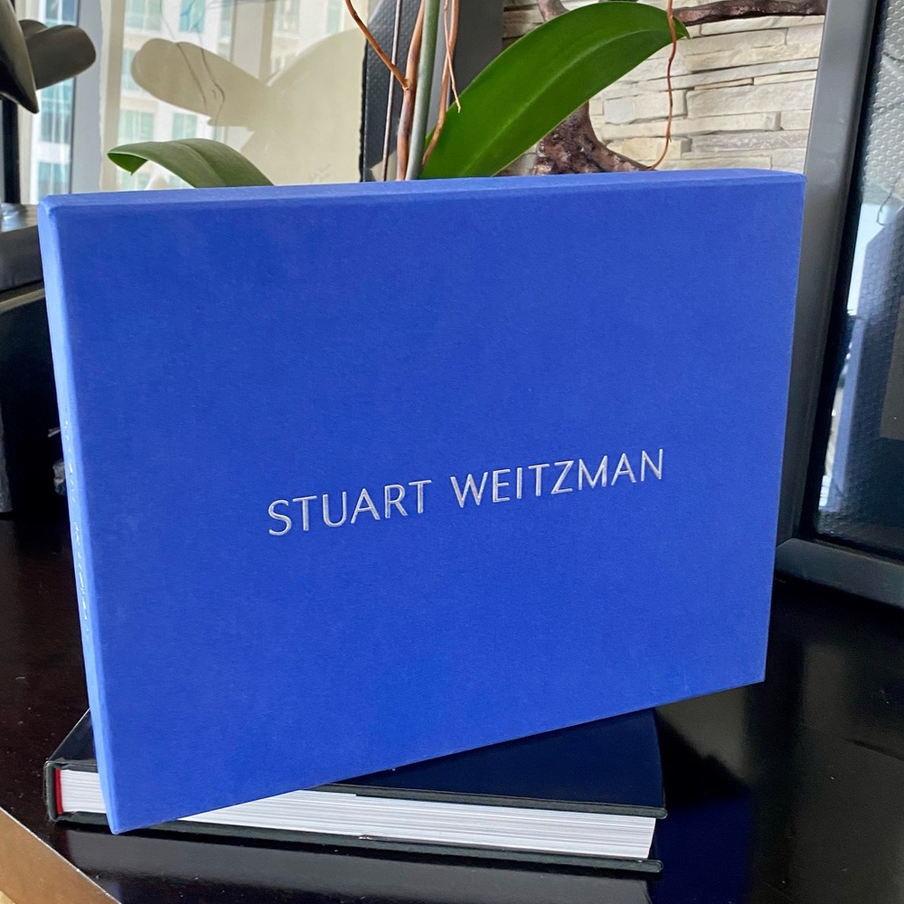 Stuart Weitzman Gorgeous Royal Blue Shoebox - Gem